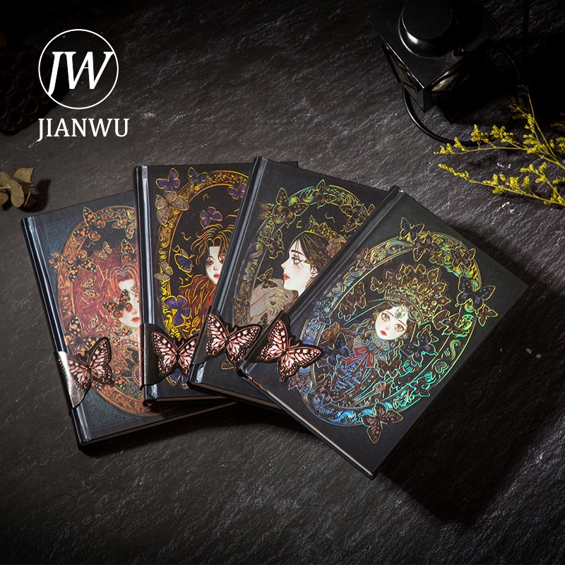 JIANWU Vintage Gothic Style Coloring Page Illustration Bronzing ...