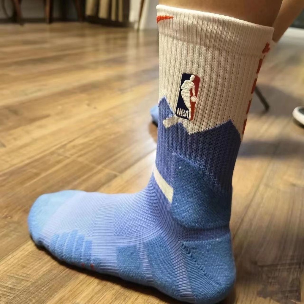 Men's Basketball Socks Elite Long-Tube Thickened Towel Bottom Gym ...