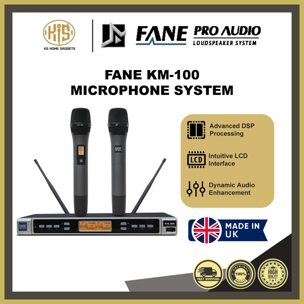 FANE ProAudio MICROPHONE SYSTEM KM-100 Advanced DSP Processing ...