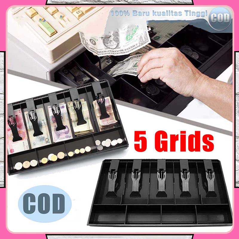 Cashier's Money Drawer / Money Cash Tray 5 Dividers / Cash Drawer ...