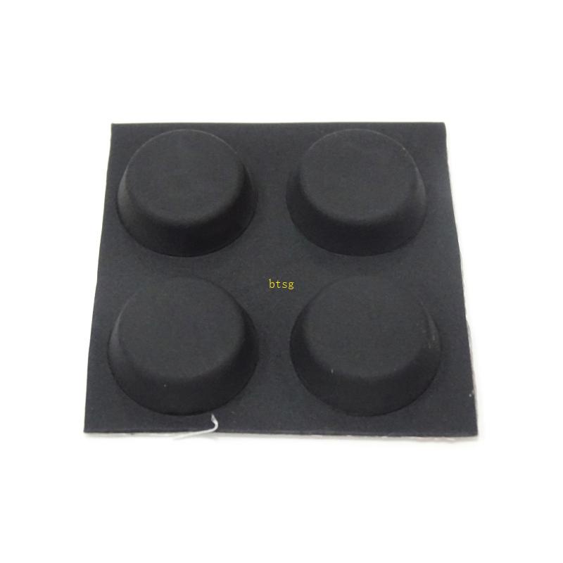 BT 4 Small Round Rubber Feet Keyboard Corner Pad Anti-Slip Silicone ...