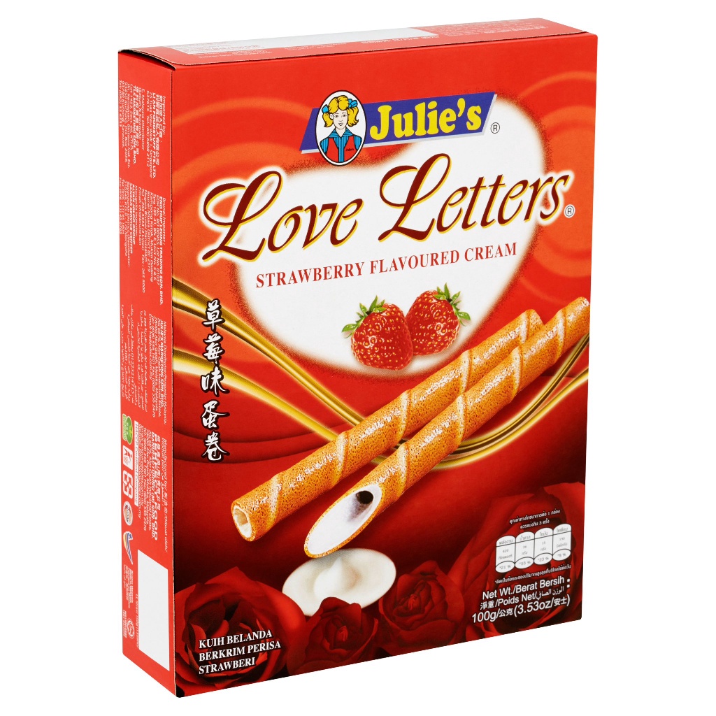 Julie's Love Letters Strawberry Flavoured Cream 100g | Shopee Malaysia