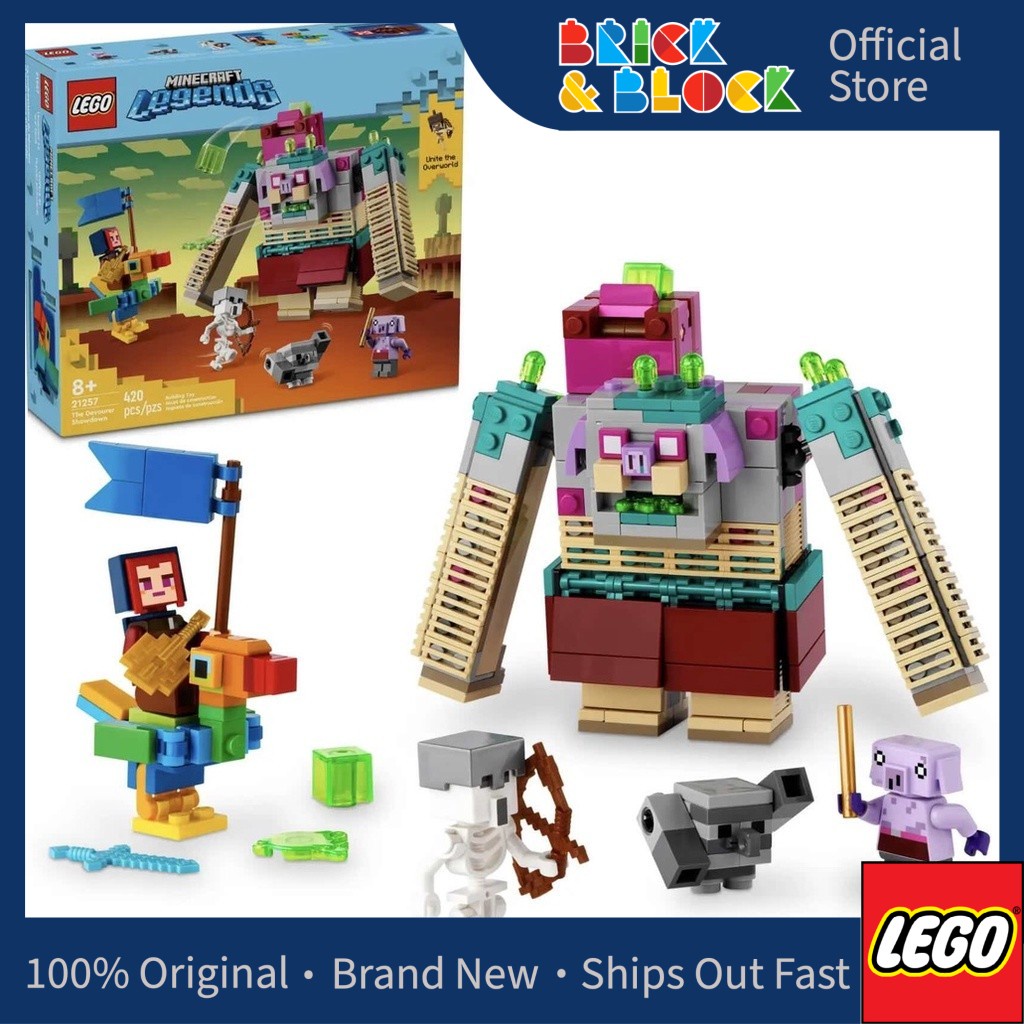 LEGO 21257 The Devourer Showdown | LEGO Minecraft | Shopee Malaysia