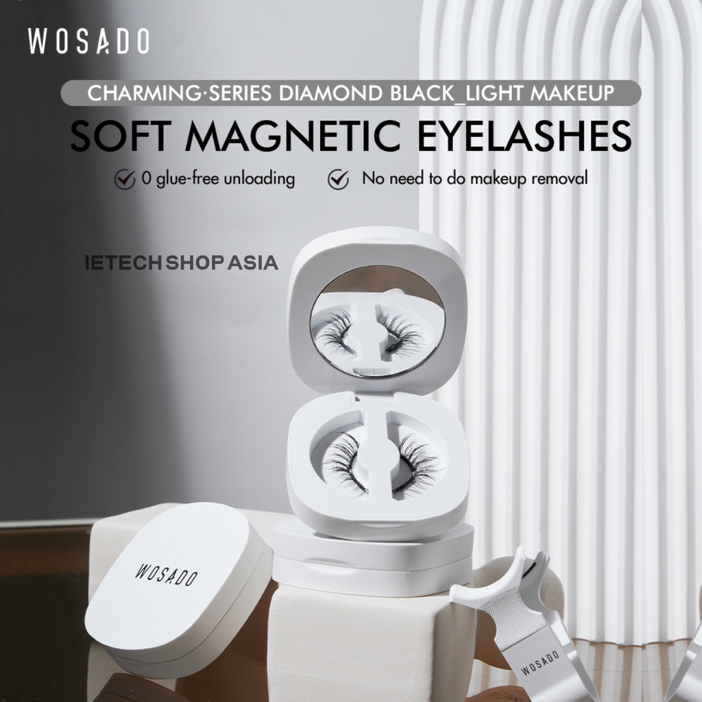 Wosado Magnetic Eyelash Magnetic Eyelash Bulu Mata Magnet Palsu Eyelash ...