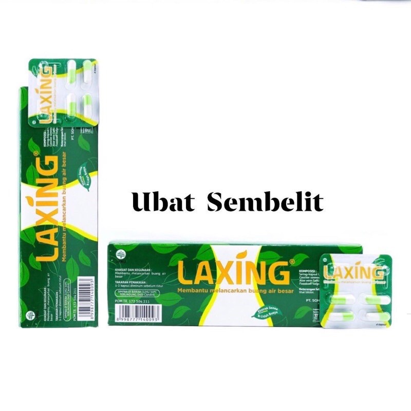 LAXING - Ubat Sembelit / buang air besar (10kapsul) | Shopee Malaysia