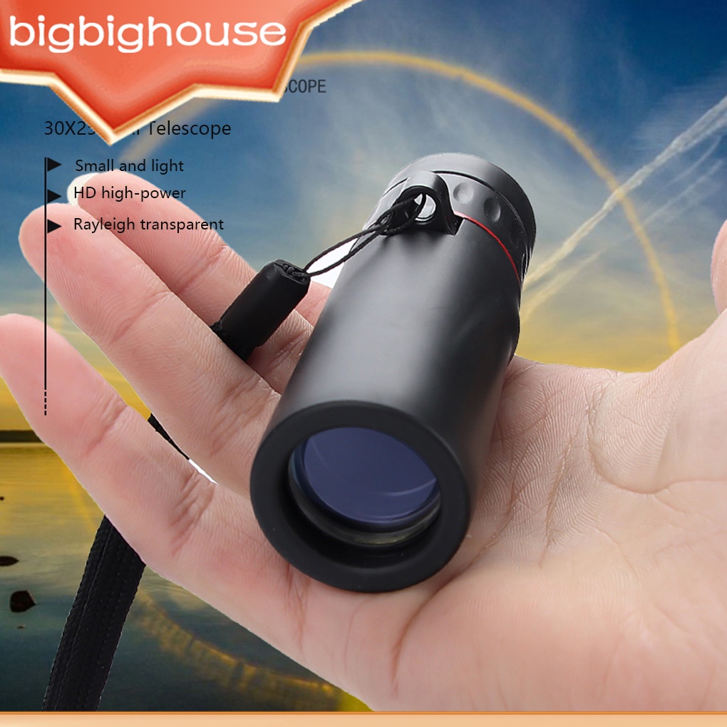 【Biho】Mini Pocket Telescope 30x25 Optics Scope Monocular Supplies ...