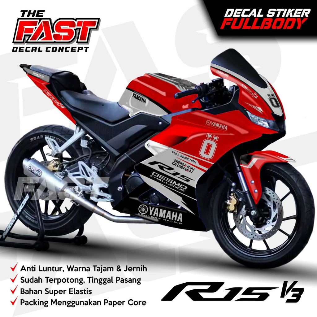 Decal R15 V3 Full Body Sticker R15 V3 Full Body Decal R15 V3 Ohlins ...