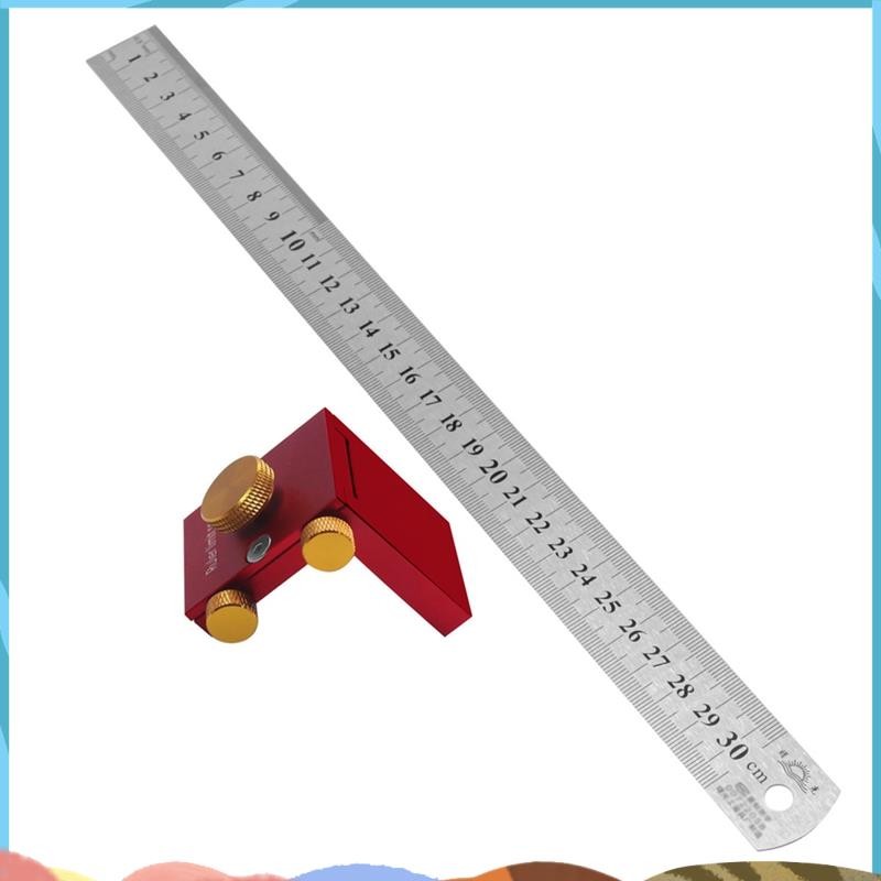 Steel Ruler Scribing Positioning Block,Aluminum Angle Scriber Line ...