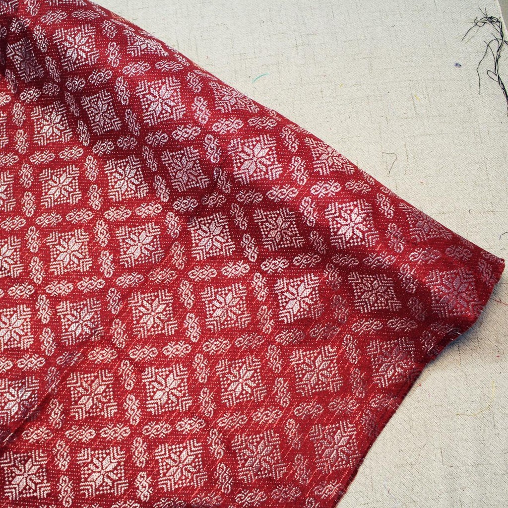 KAMDAR Open Meter Exclusive Songket Peti Perak Metallic Bidang 44 ...