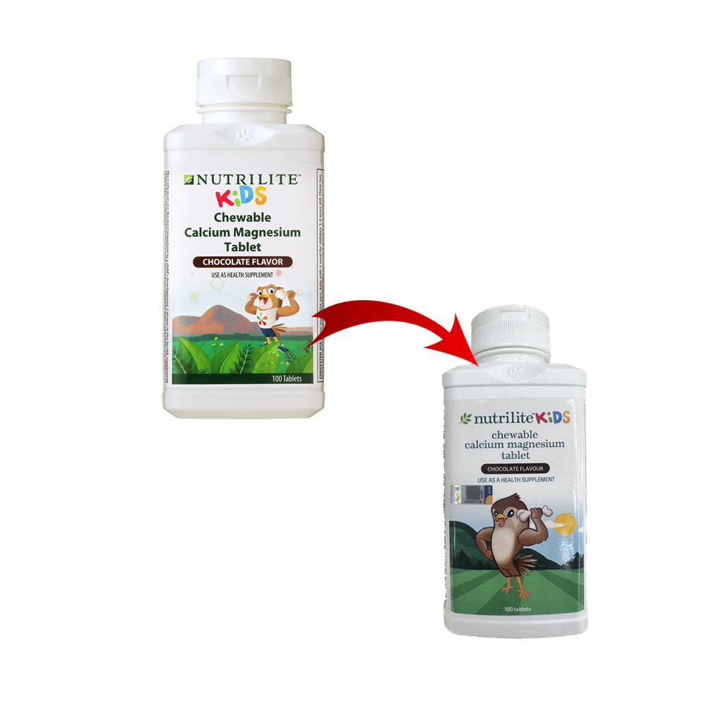 Nutrilite Kids Chewable Calcium Magnesium Tablet - 100 tab | Shopee ...