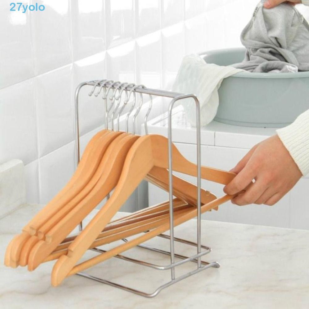 YOLO Hanger Storage Organizer, Space-saving Stacking Shelf Hanger ...