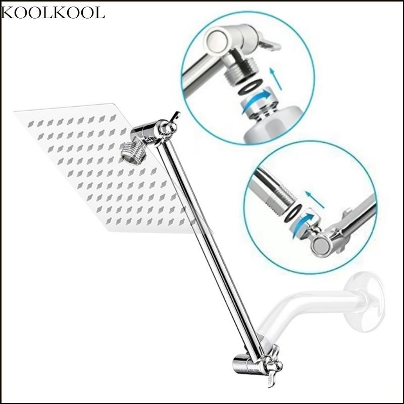 KOOK Flexible Shower Arm Extension Practical Shower Head Mount for Easy Installation | Shopee ...