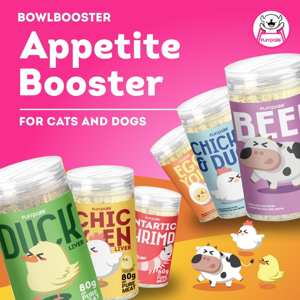Furrpals Pure Meat Appetite Booster for Cats and Dogs Bowl Booster ...