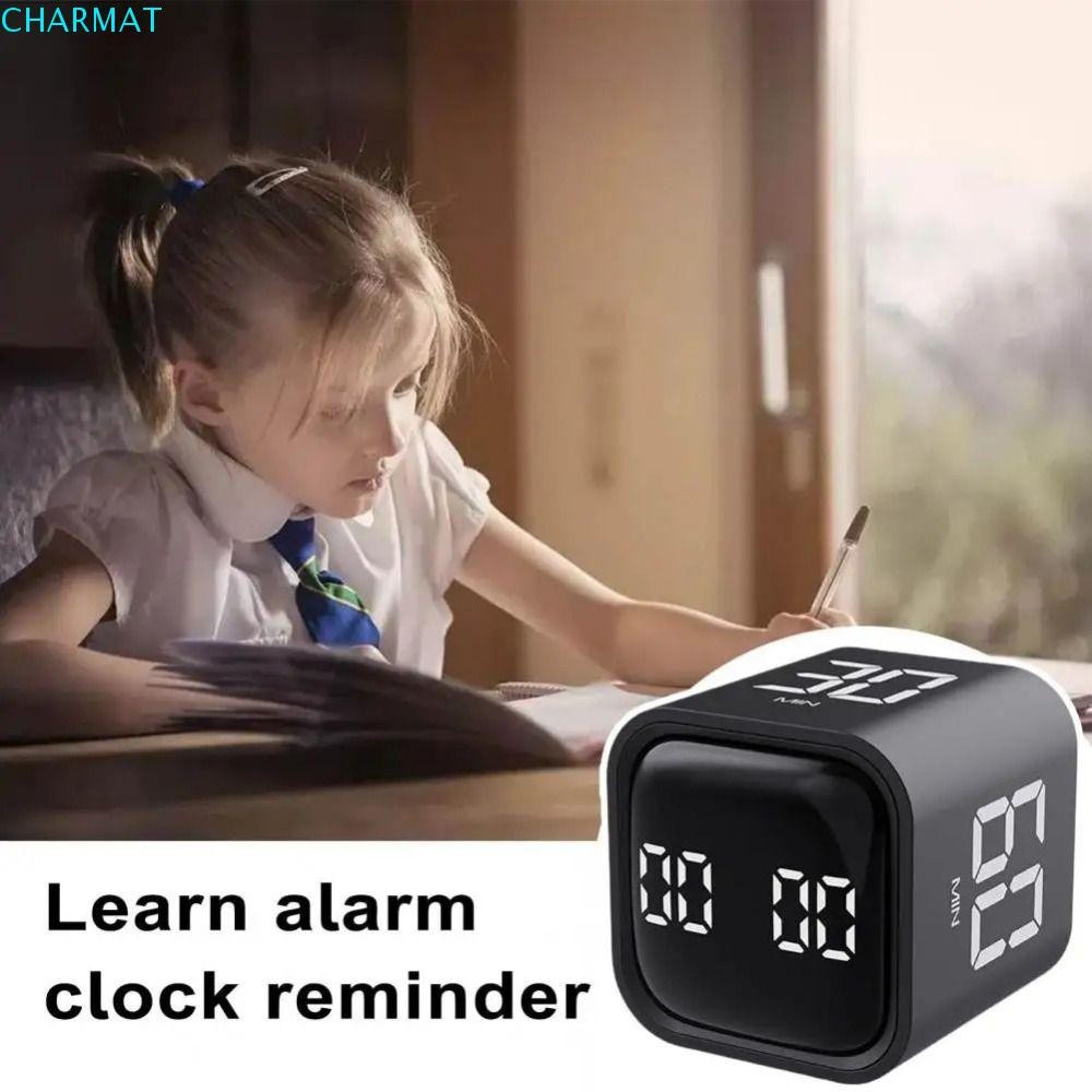 CHARMAT Digital Timer, Efficient Counter Dual Modes Timer, Mini Usb-c Charging Alarm Clock Dual ...