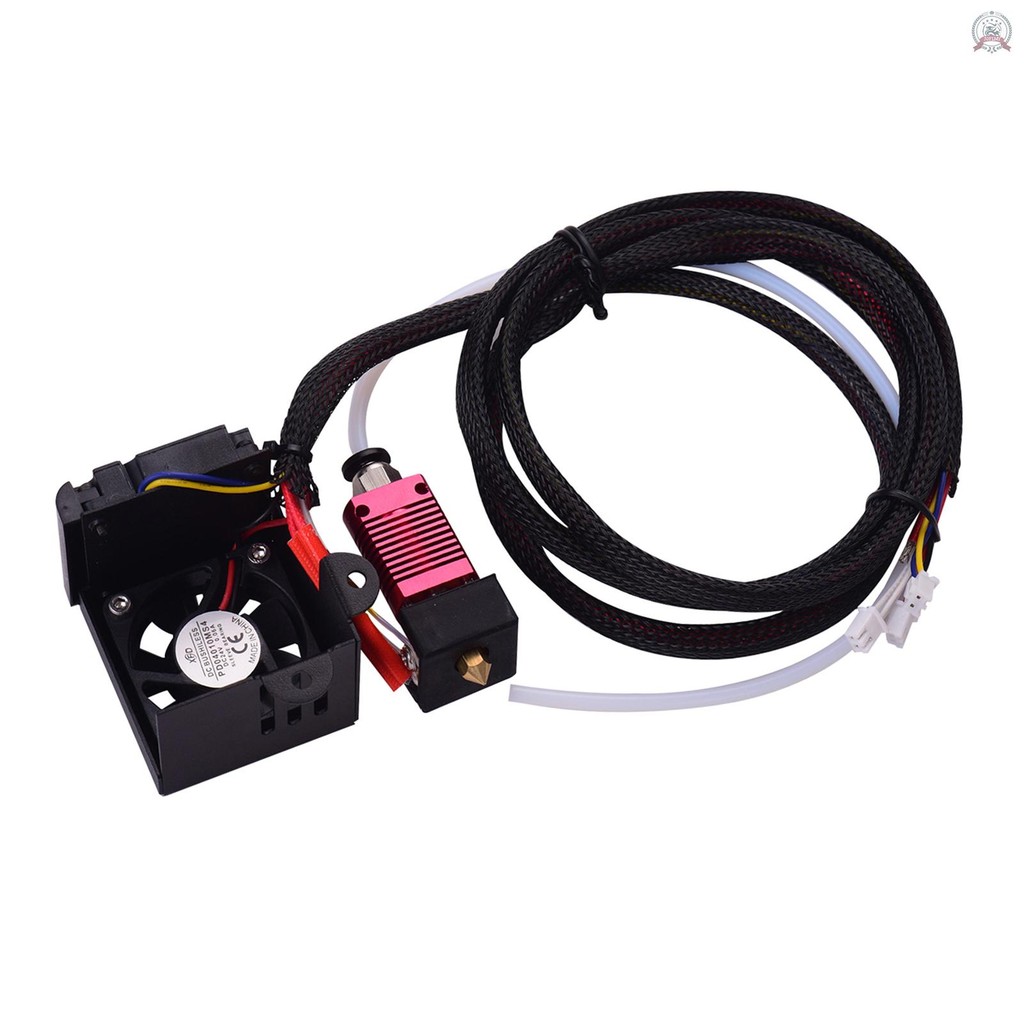 24V Assembled Hotend Extruder Kit with 0.4mm Nozzle Aluminum Heating ...
