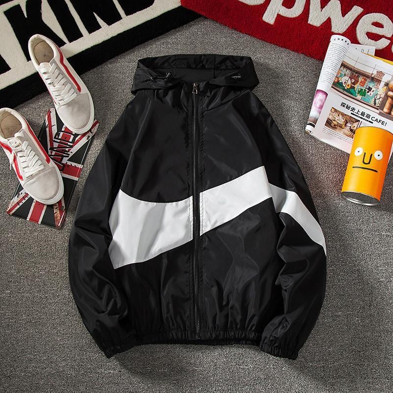 JCG Ready Stock Original Tricolor Zip Hooded Jacket Men's track suit ...