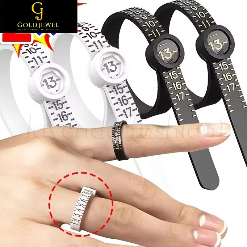 [MJ] Ring Size Measurer with Magnifier - Practical Finger Coil ...