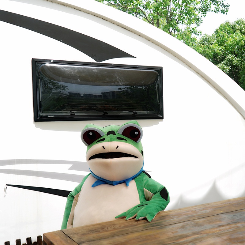 Shopping Frog Doll Clothes Suit Display Show Performance Attract ...