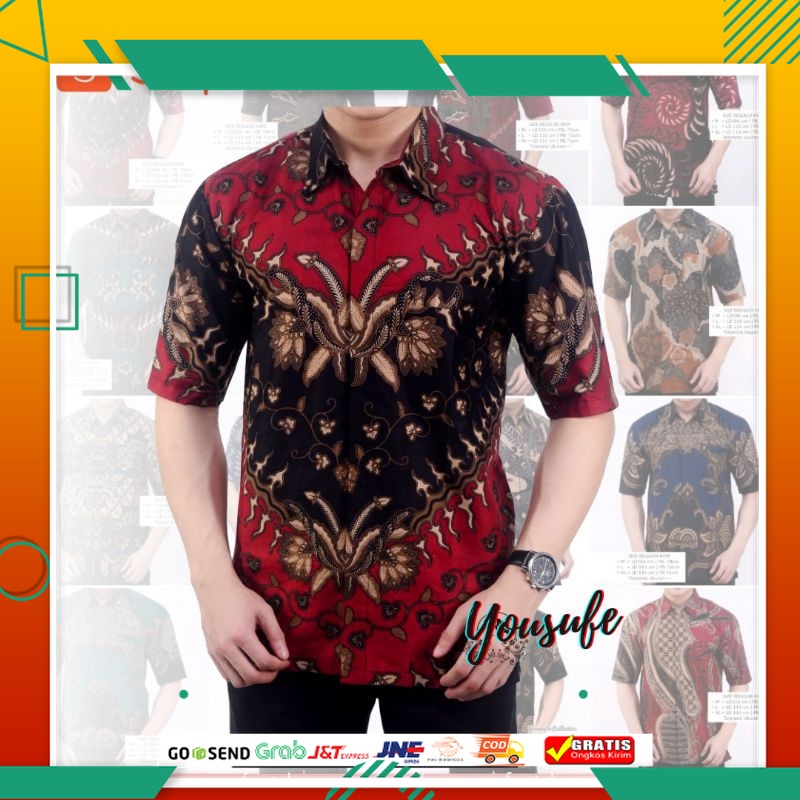 Cool MEN'S Batik CLOTHES NEW MODELS / Men's Short Sleeve Batik Shirts ...