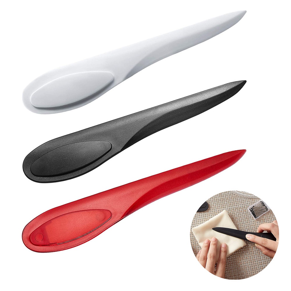 Plastic Handle Willow Leaf Knife Art Paper Cutting Scissors Long Handle ...