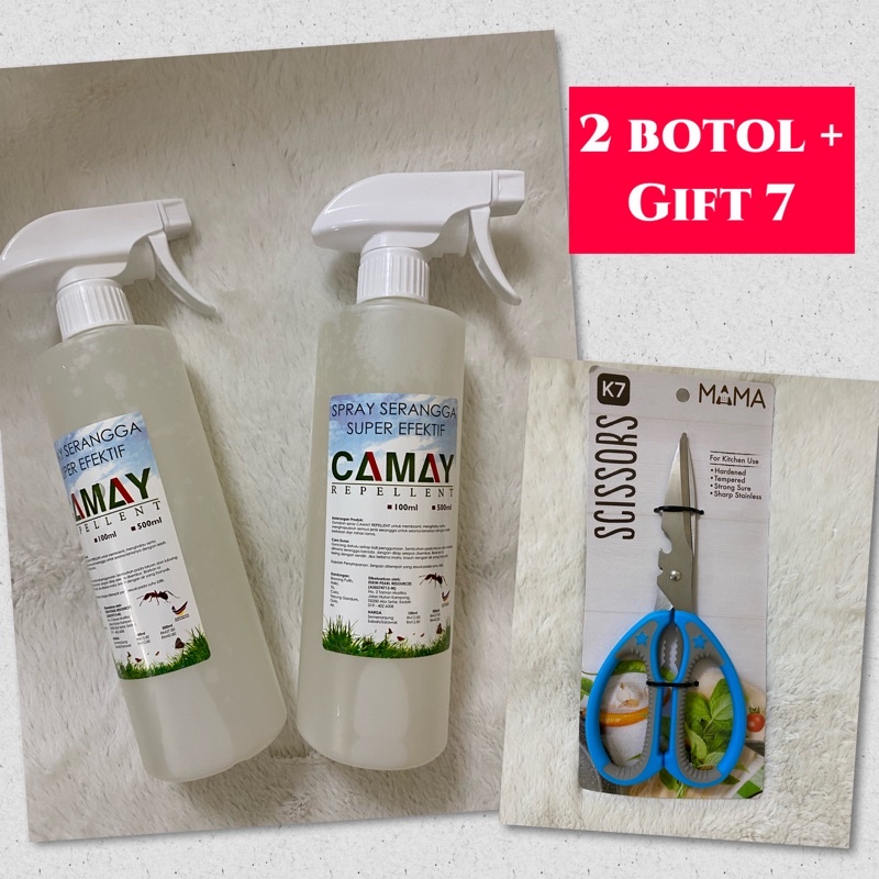 Camay Spray Insect Repellent Semut Lipas Pepijat Lalat Kamitetep Spray ...
