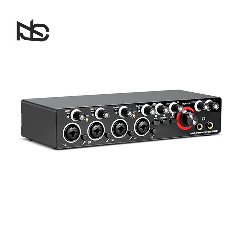 4 Channel Interface Sound Recorder With Recording Sound Card For ...