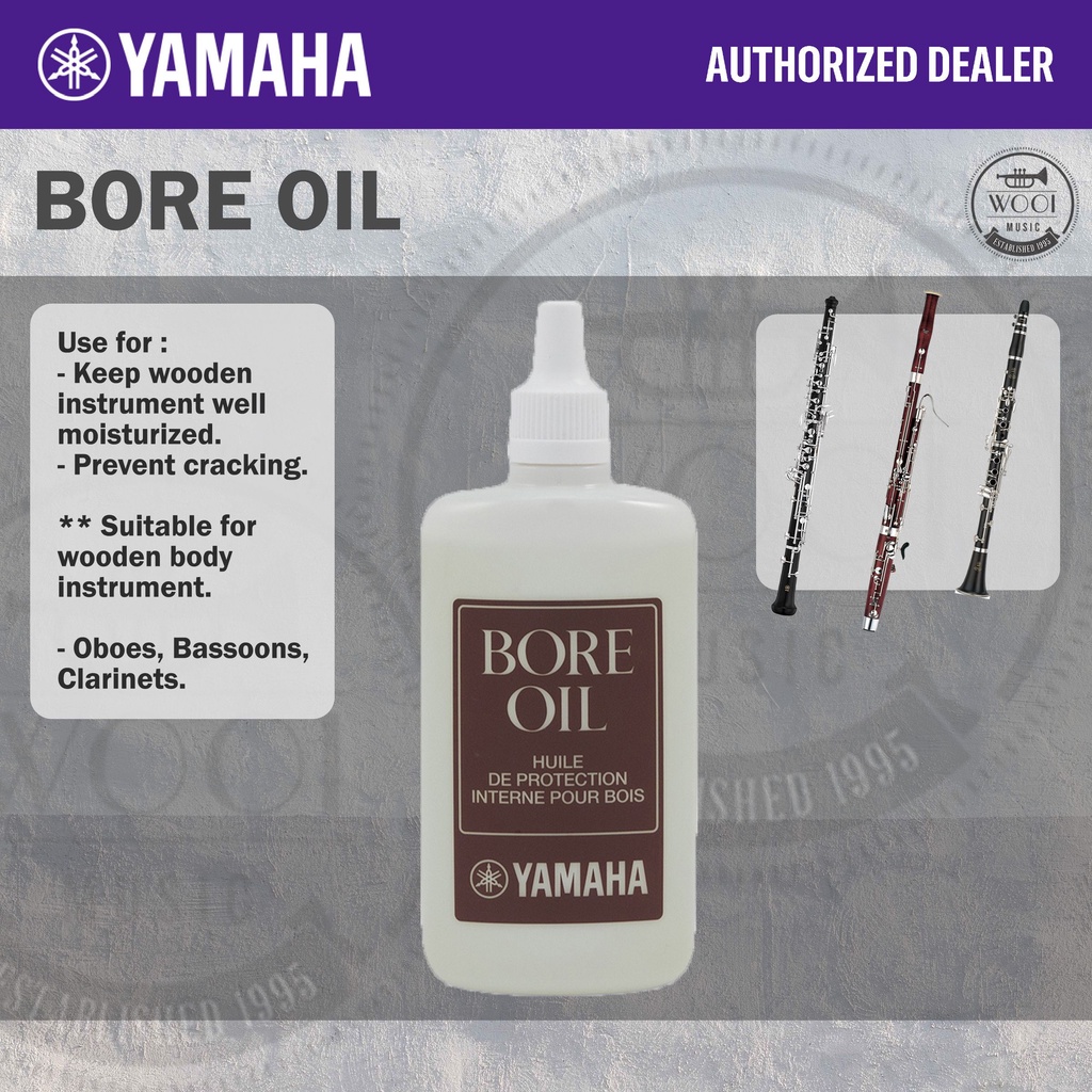 Yamaha Bore Oil - 40ml (For Wooden Instrument / Oboes / Bassoons ...