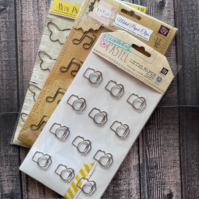 Prima Marketing Fancy Metal Paper Clips for Planners, Scrapbooks ...