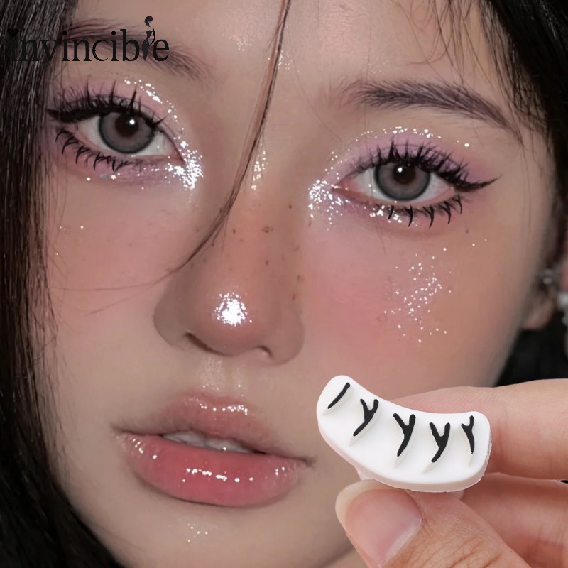 DIY Lower Lashes Extension Stamp for Makeup Beginner False Eyelashes ...