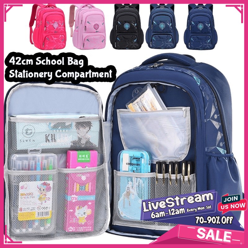 42cm School Bag Kids School Backpack Beg Sekolah Perempuan Beg Sekolah ...