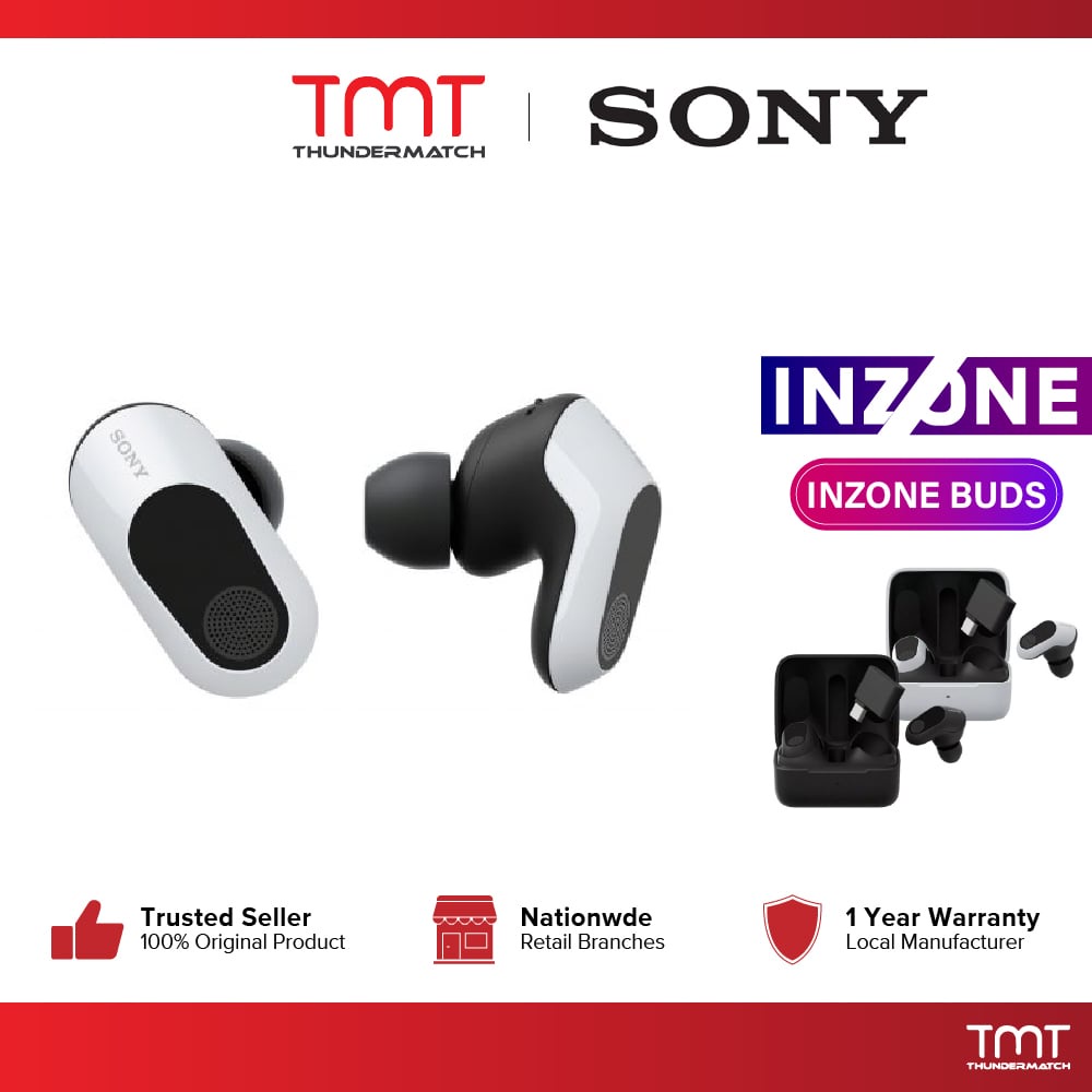 Sony INZONE Buds Bluetooth Wireless Noise Cancelling Gaming Earbuds ...