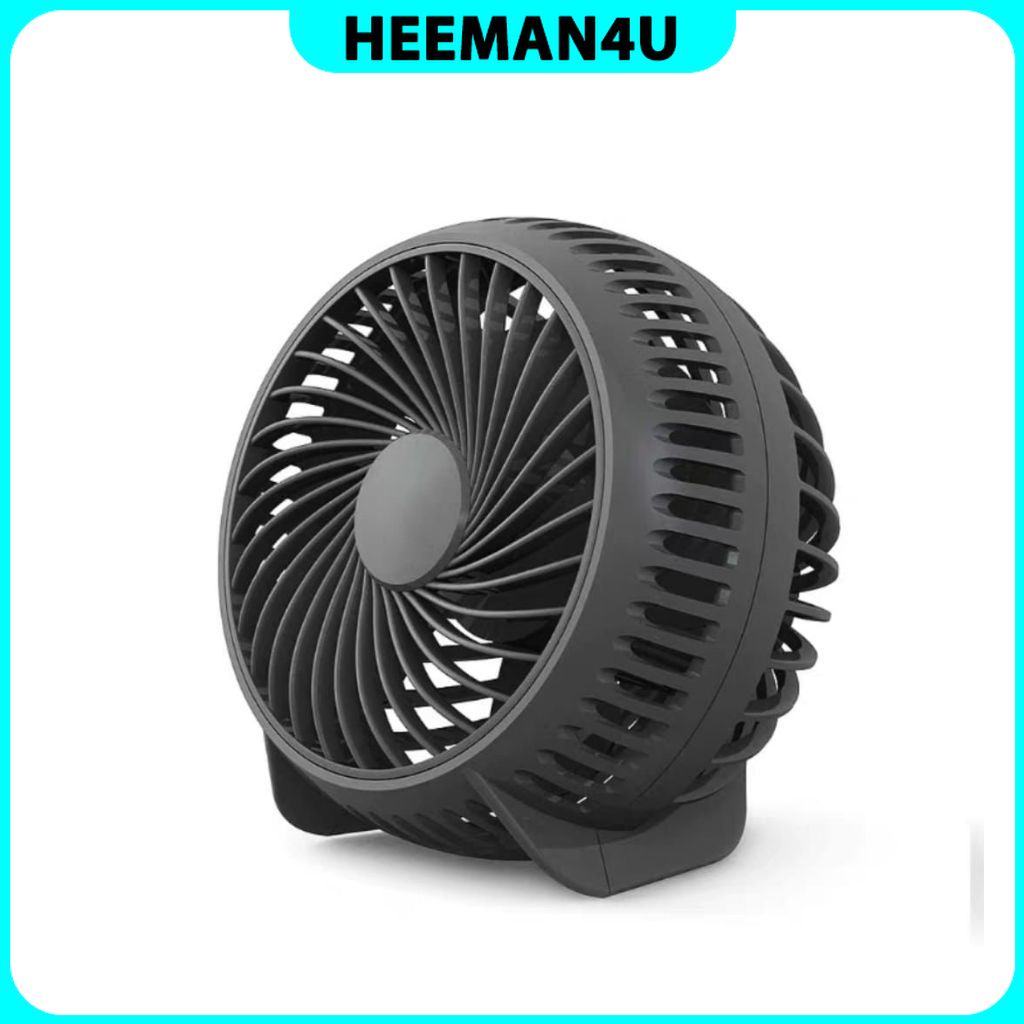 Heeman4u Korea 3 Speed Circle Mini Fan Portable USB Rechargeable ...