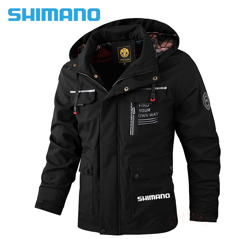 SHIMANO New Outdoor Hiking Fishing Clothing Waterproof Hooded ...
