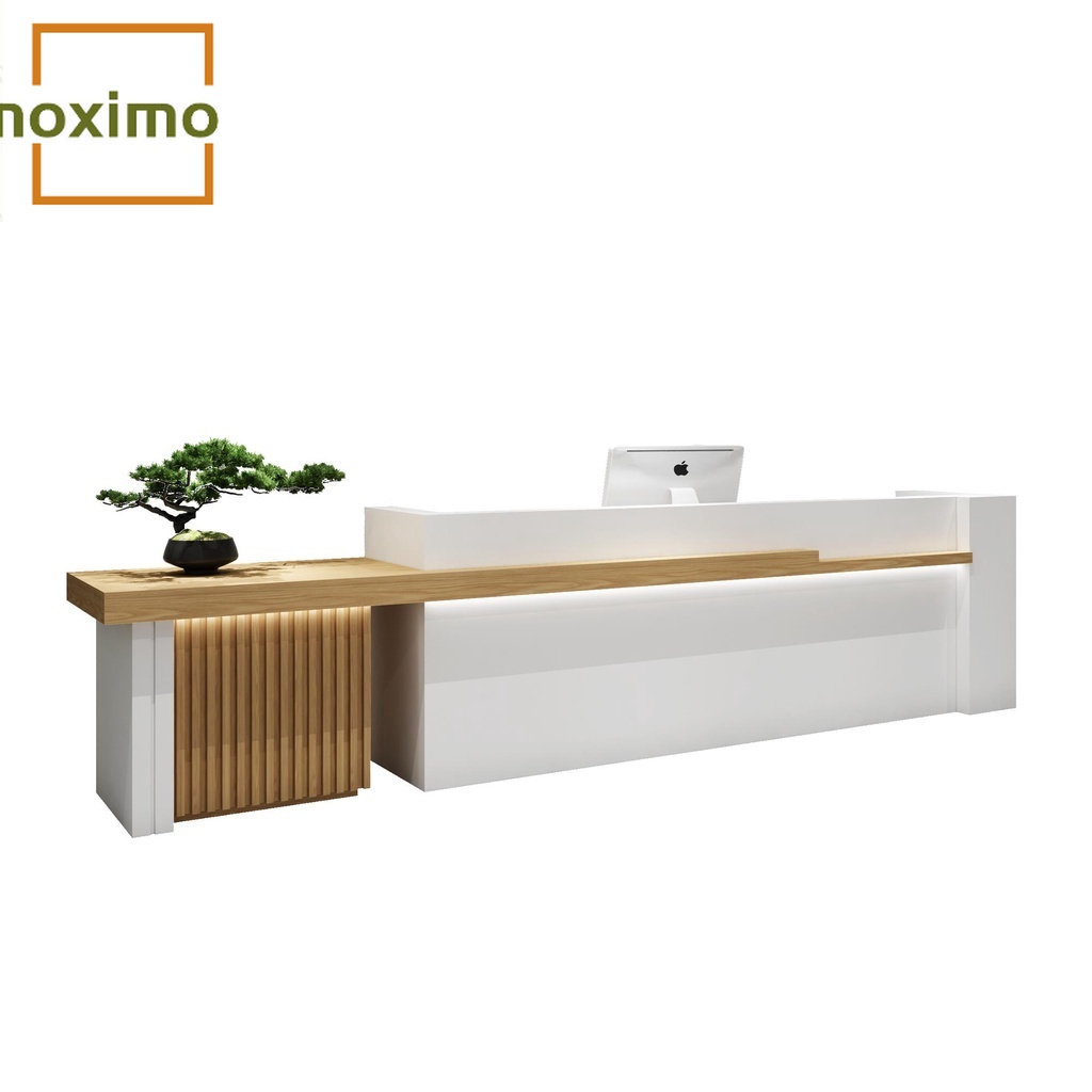 Simple and modern cash register Chinese-style front desk table beauty ...