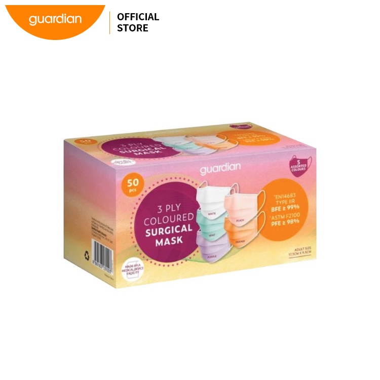 Guardian Disposable Face Mask (50 Pcs) | Shopee Malaysia