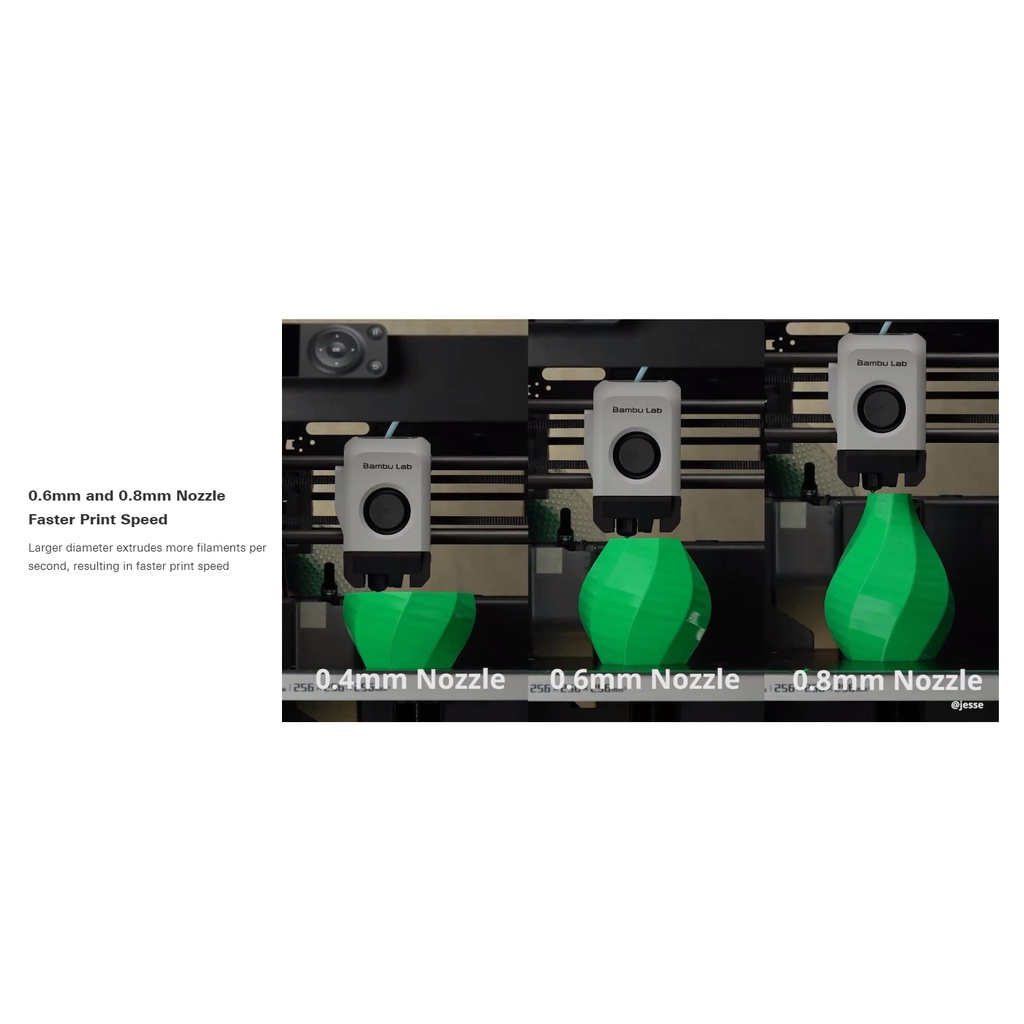 Bambu Lab P1 Series 3D Printer - Complete Hotend Assembly | Shopee Malaysia