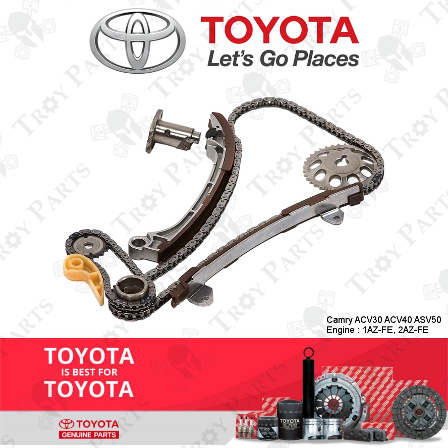 (12pc) Original Toyota Timing Chain Kit Set for Toyota Camry ACV30 ...