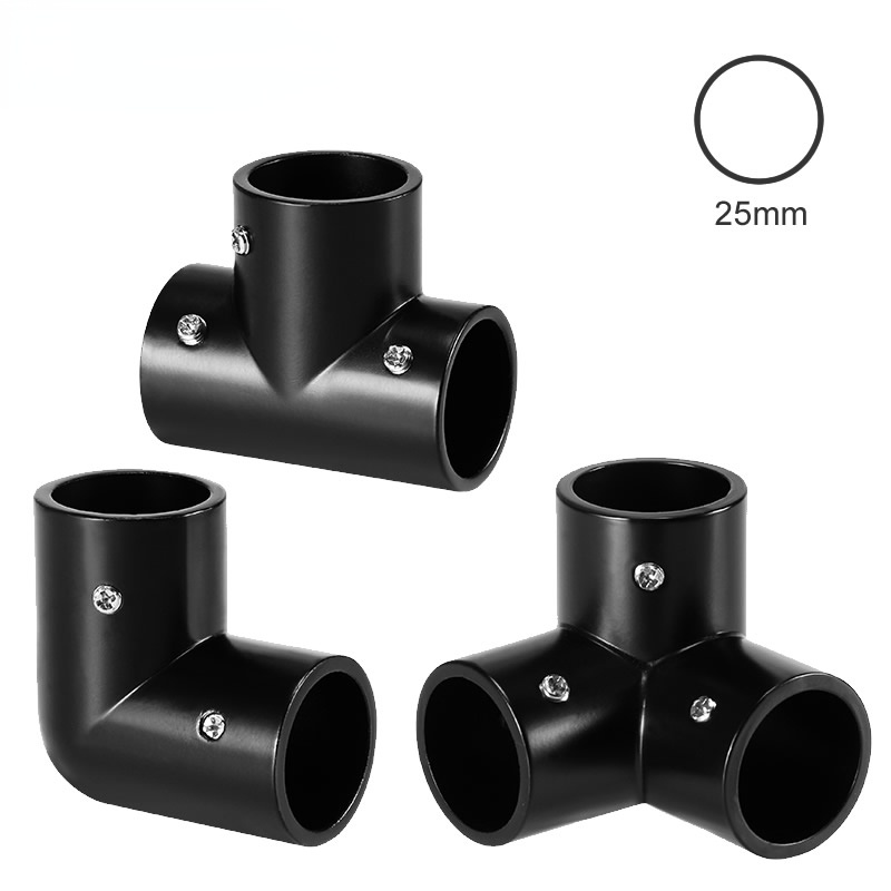 penyambung paip Tube pipe Black Thickened connector for diameter 25mm ...