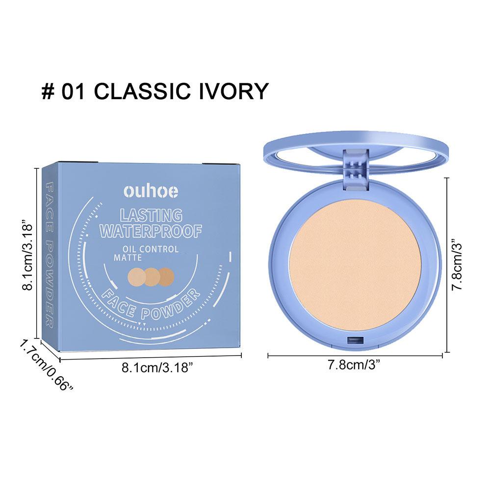 Oil Control Waterproof PRESSED POWDER Whitening Concealer Powder ...
