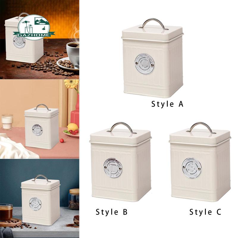 [In Stock] Kitchen Coffee Tea Tin Sugar Tea Storage Multipurpose with ...