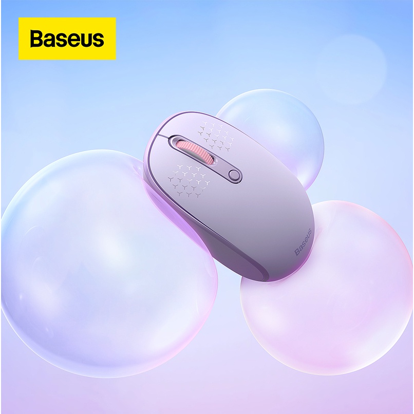 Baseus F01B Tri-Mode Bluetooth Wireless Silent Mouse For Tablet Laptop ...