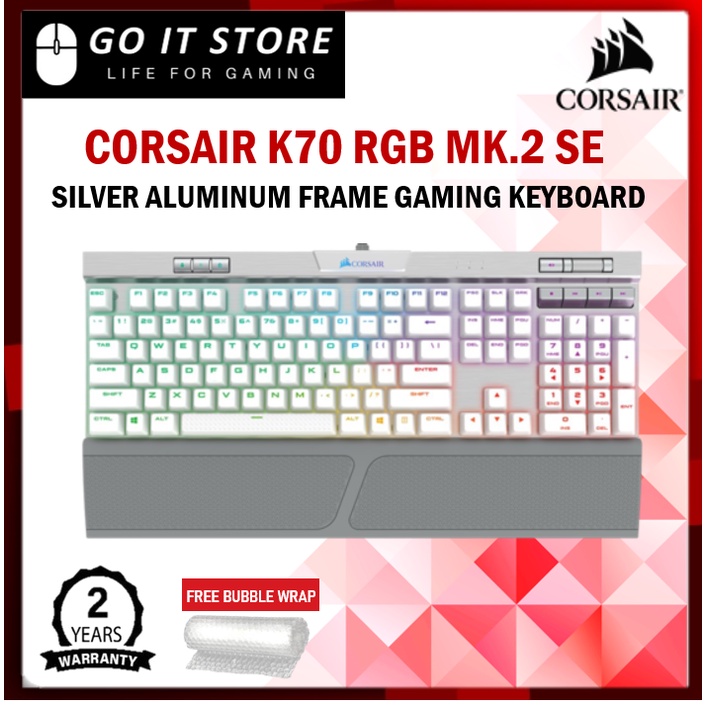 CORSAIR Keyboard K70 RGB MK.2 SE Mechanical Gaming Keyboard CHERRY MX Speed (CH-9109114-NA ...