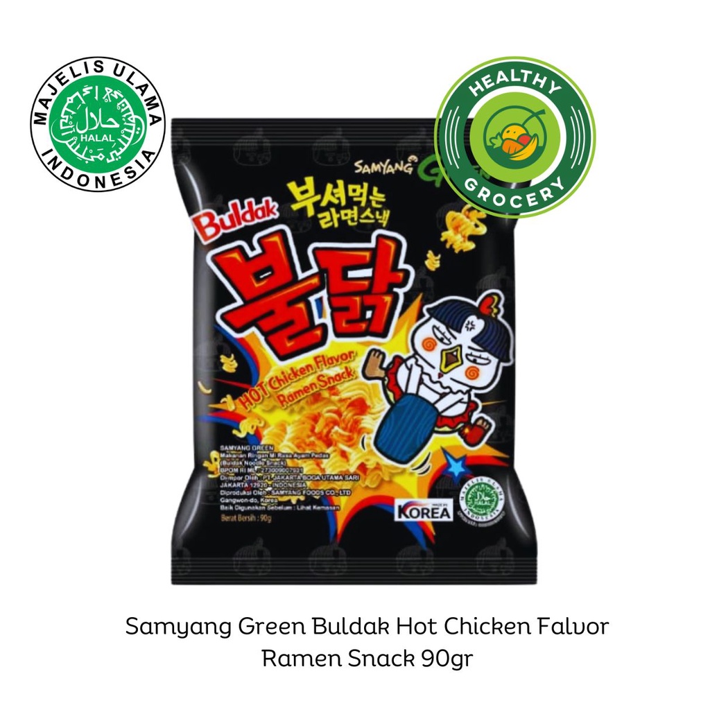 Samyang Green Buldak Hot Chicken Flavor Ramen Snack 90gr | Shopee Malaysia