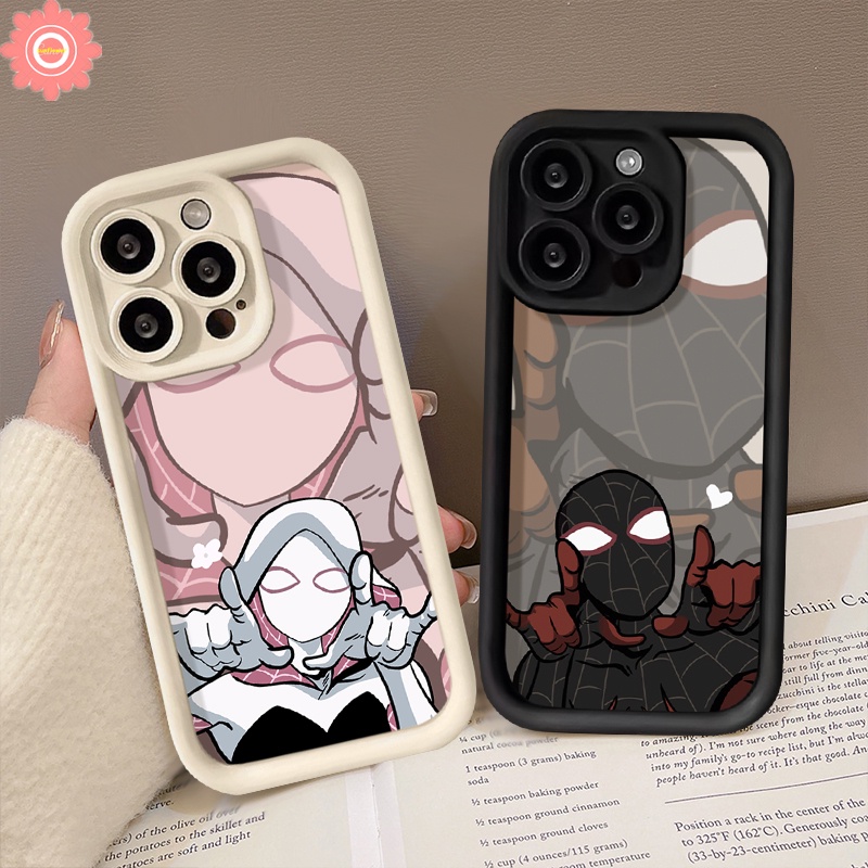 Trendy Brand Cartoon Cute Spider-Man Case Compatible for IPhone 11 15 ...