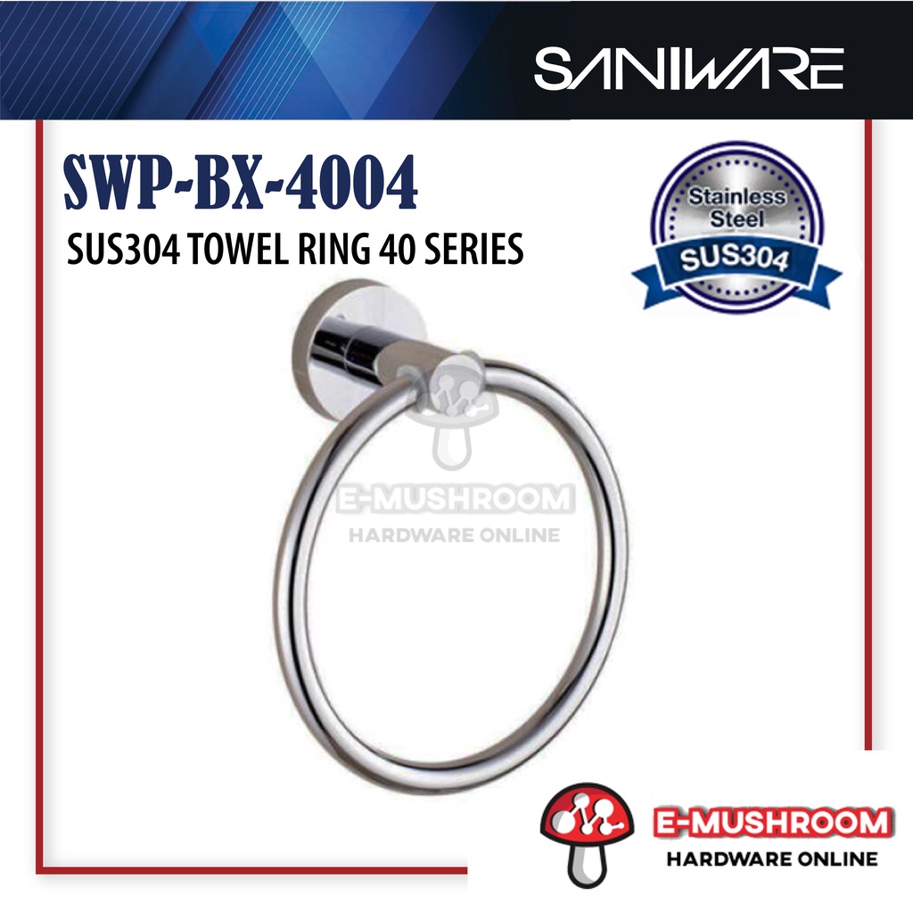 Saniware SUS304 Towel Ring 40 Series - SWP-BX-4004 | Shopee Malaysia