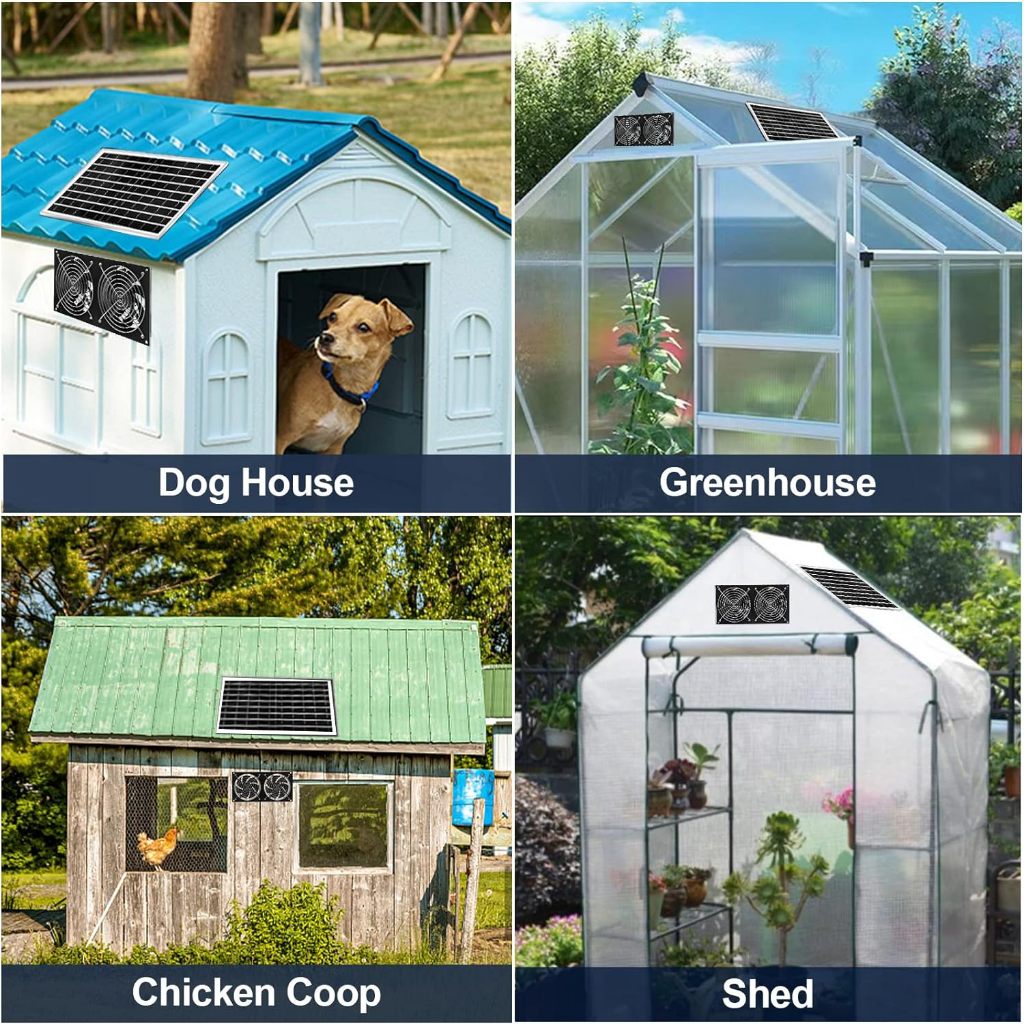 Ventilation Fan Solar panel automatic 3500RPM kipas angin kipas dinding ...