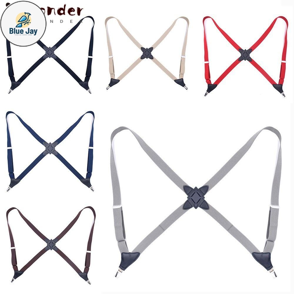 BJ Braces Suspenders, Elastic Braces Adjustable Men's Suspenders ...