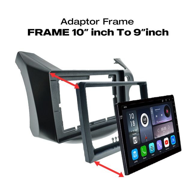 Android Head Unit Frame Adapter 10 inch to 9 inch | Shopee Malaysia