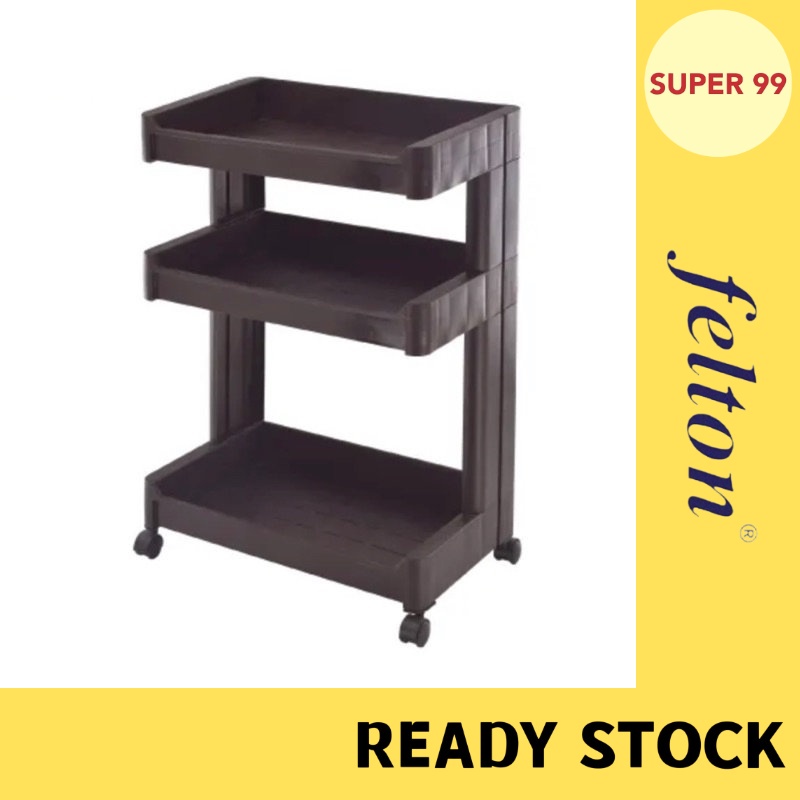 (3 TIER) FELTON Trolley Rack / Bathroom Storage Rack / Trolley Rack ...