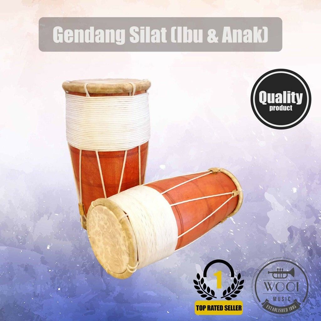Gendang Silat Ibu & Anak (Alat Muzik Melayu Tradisional) | Shopee Malaysia
